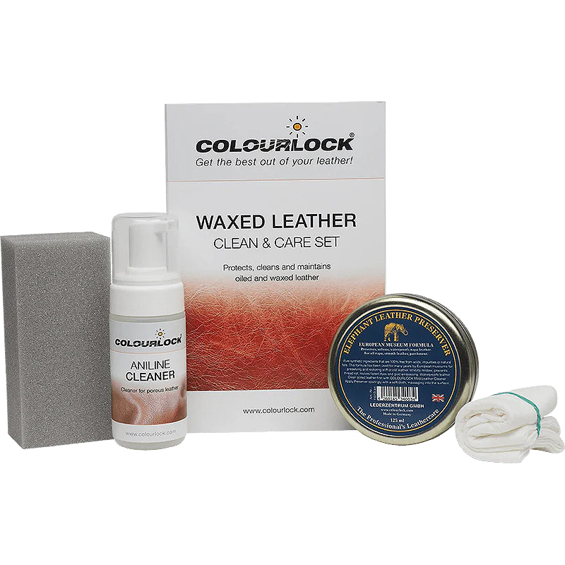 Colourlock Waxed, Oiled or Pull Up Leather Cleaning and Care Kit