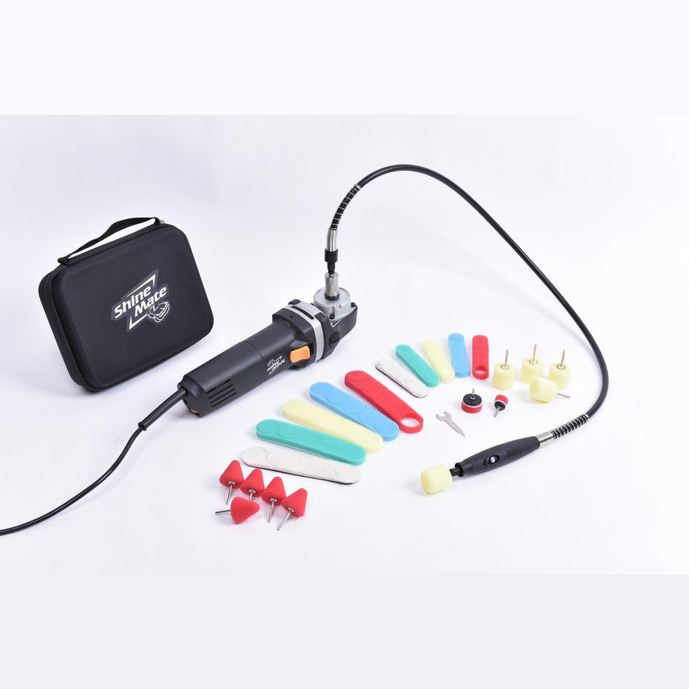 ShineMate Flexible Shaft Tool Kit MPK-3 Micro Polishing Tool | CARZILLA