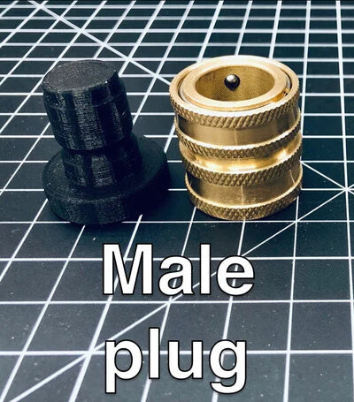 STUBBY Garden Hose Storage Plugs for 3/4" Quick Connect Fitting | CARZILLA