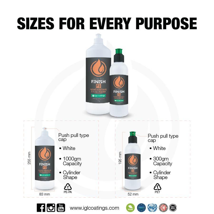 IGL ecoshine F3 Finish 300ml | CARZILLA