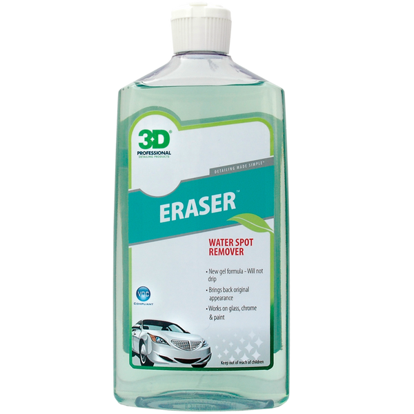 3D Eraser Water Spot Remover Gel 16oz | CARZILLA